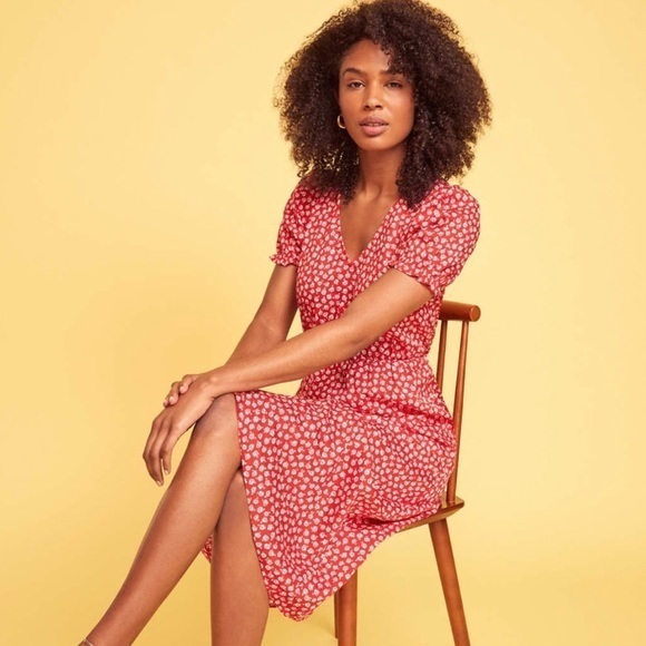 Reformation | Dresses | Reformation Lou Lou Midi Dress In Western ...